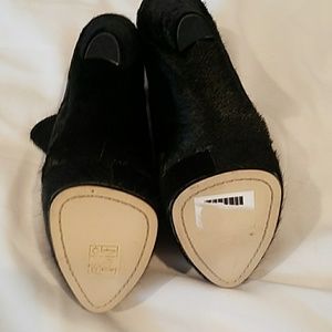 SENSO | Shoes | Senso Diffusion Black Wilma Pony Hair Ankle Bootie ...